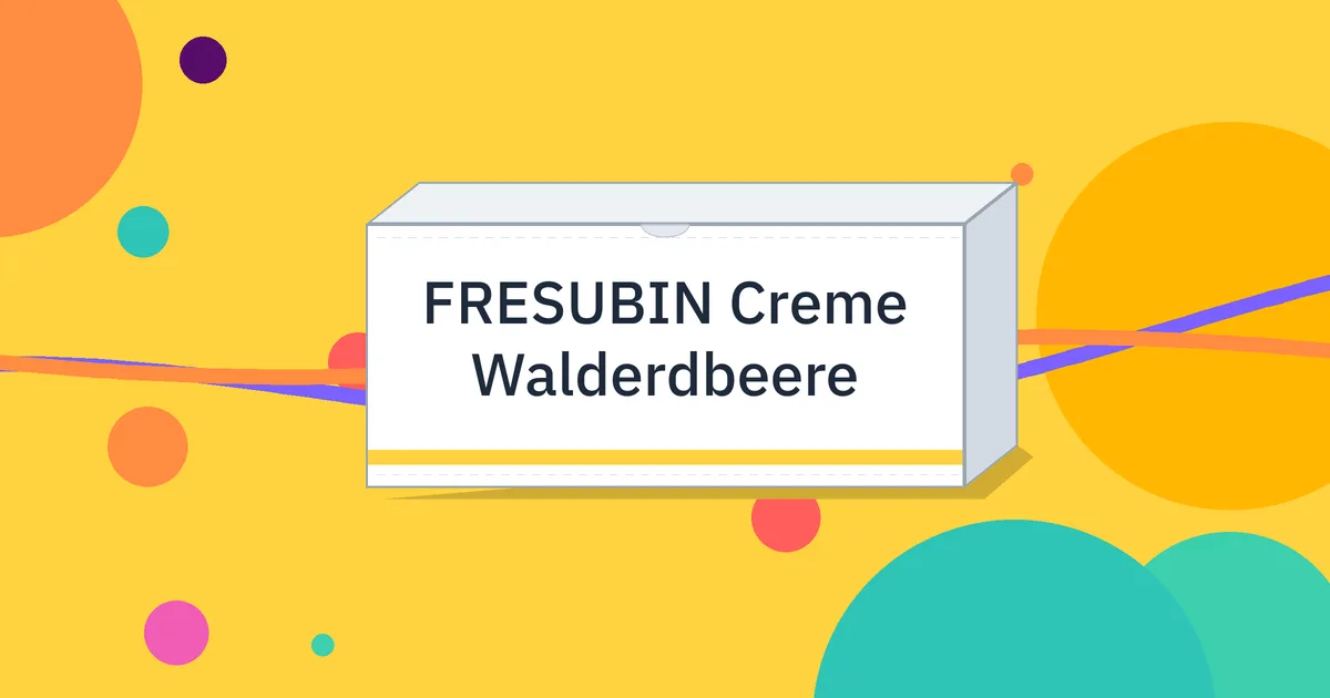 Symbolbild: Packung mit der Aufschrift FRESUBIN Creme Walderdbeere (PZN 02541065) – Verfügbarkeit und Bezug in Apotheken in Frankfurt am Main