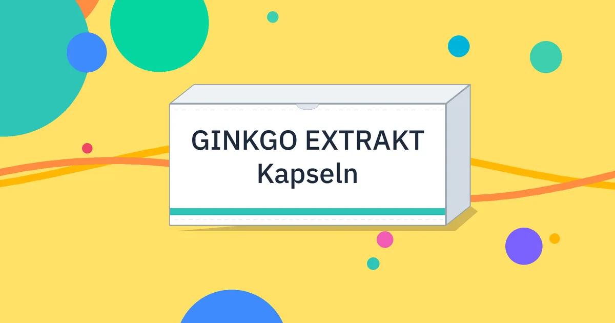 Symbolbild: Packung mit der Aufschrift GINKGO EXTRAKT Kapseln (PZN 18495893) – Verfügbarkeit und Bezug in Apotheken in Frankfurt am Main