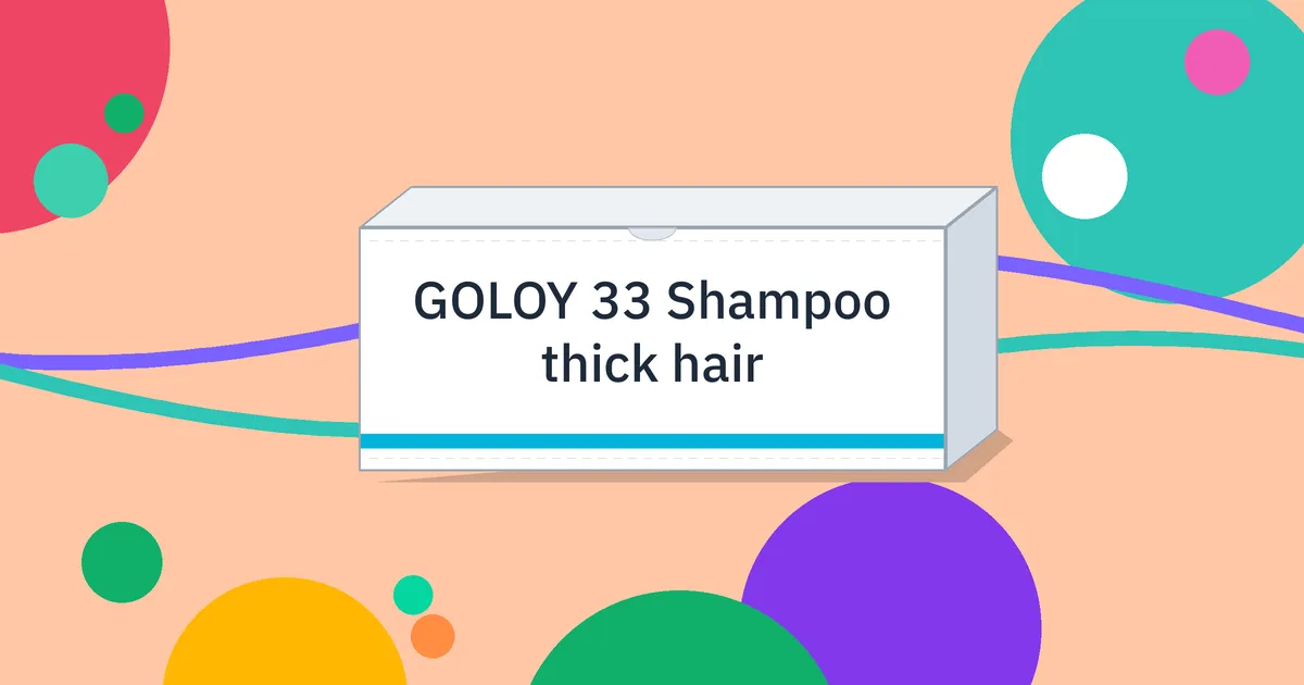 Symbolbild: Packung mit der Aufschrift GOLOY 33 Shampoo thick hair (PZN 14418602) – Verfügbarkeit und Bezug in Apotheken in Frankfurt am Main