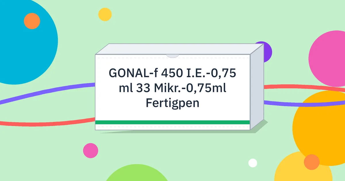 Symbolbild: Packung mit der Aufschrift GONAL-f 450 I.E.-0,75 ml 33 Mikr.-0,75ml Fertigpen (PZN 09615720) – Verfügbarkeit und Bezug in Apotheken in Frankfurt am Main