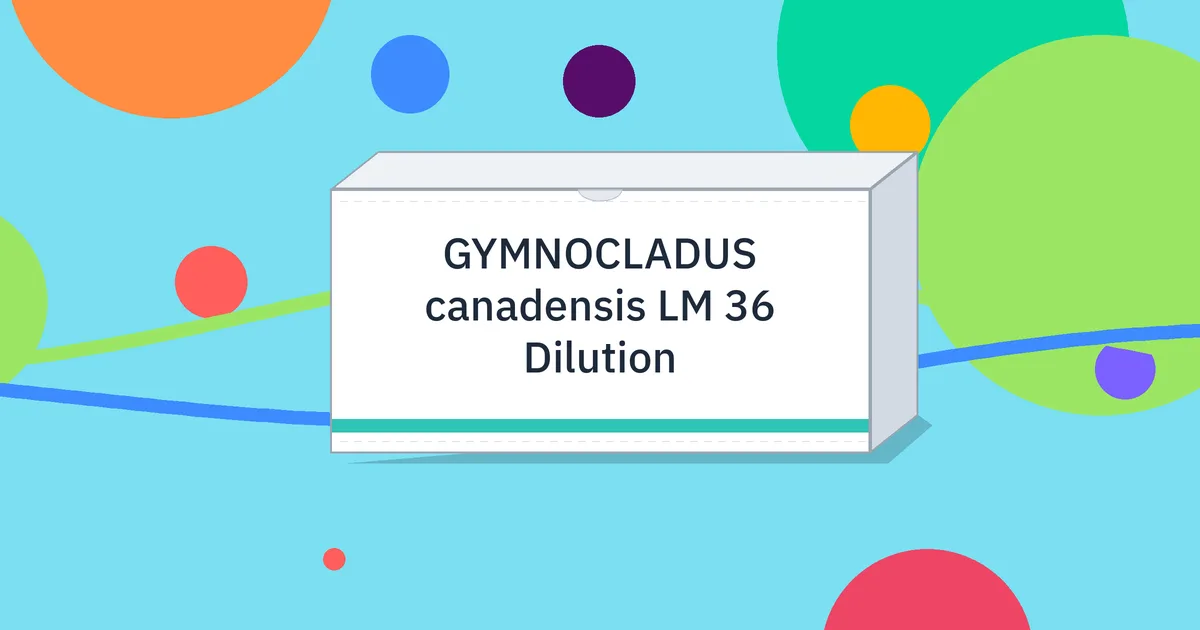 Symbolbild: Packung mit der Aufschrift GYMNOCLADUS canadensis LM 36 Dilution (PZN 13549087) – Verfügbarkeit und Bezug in Apotheken in Frankfurt am Main