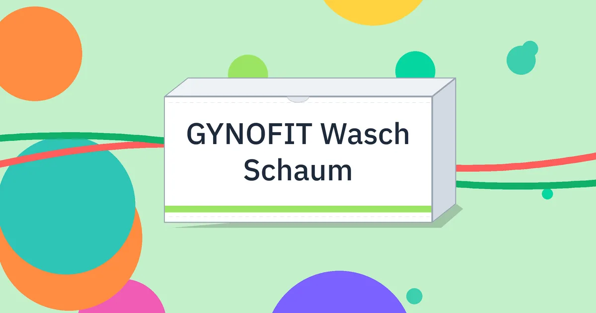 Symbolbild: Packung mit der Aufschrift GYNOFIT Wasch Schaum (PZN 20399607) – Verfügbarkeit und Bezug in Apotheken in Frankfurt am Main