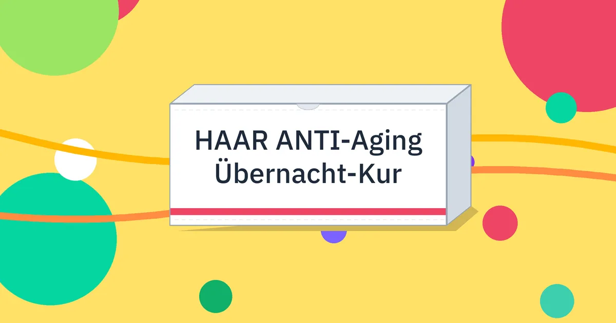 Symbolbild: Packung mit der Aufschrift HAAR ANTI-Aging Übernacht-Kur (PZN 12521632) – Verfügbarkeit und Bezug in Apotheken in Frankfurt am Main