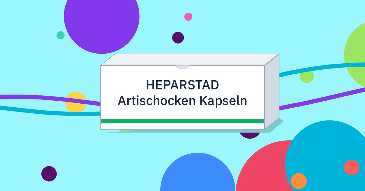 Symbolbild: Packung mit der Aufschrift HEPARSTAD Artischocken Kapseln (PZN 00449266) – Verfügbarkeit und Bezug in Apotheken in Frankfurt am Main