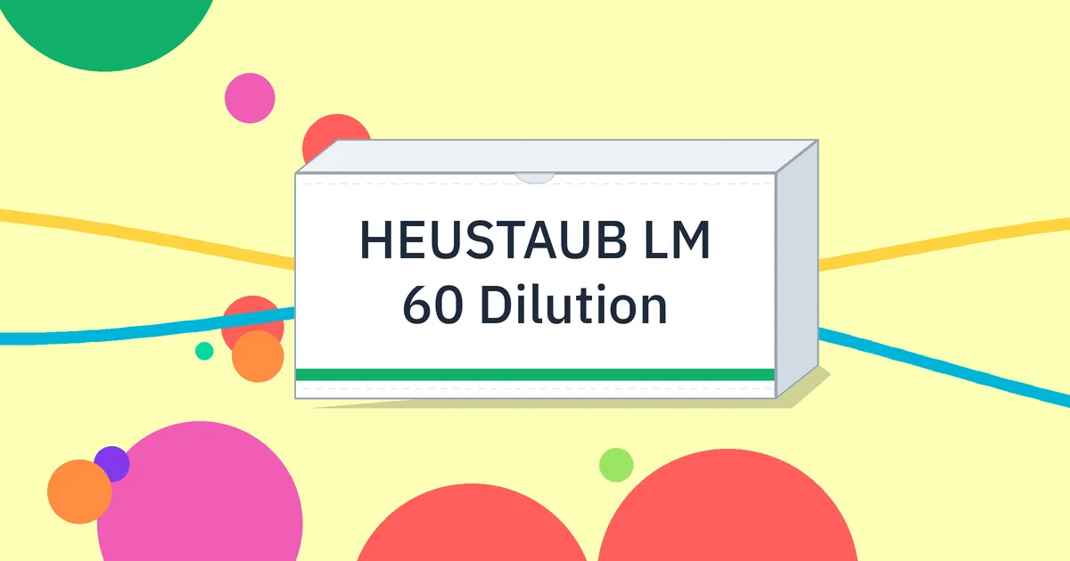 Symbolbild: Packung mit der Aufschrift HEUSTAUB LM 60 Dilution (PZN 12888605) – Verfügbarkeit und Bezug in Apotheken in Frankfurt am Main