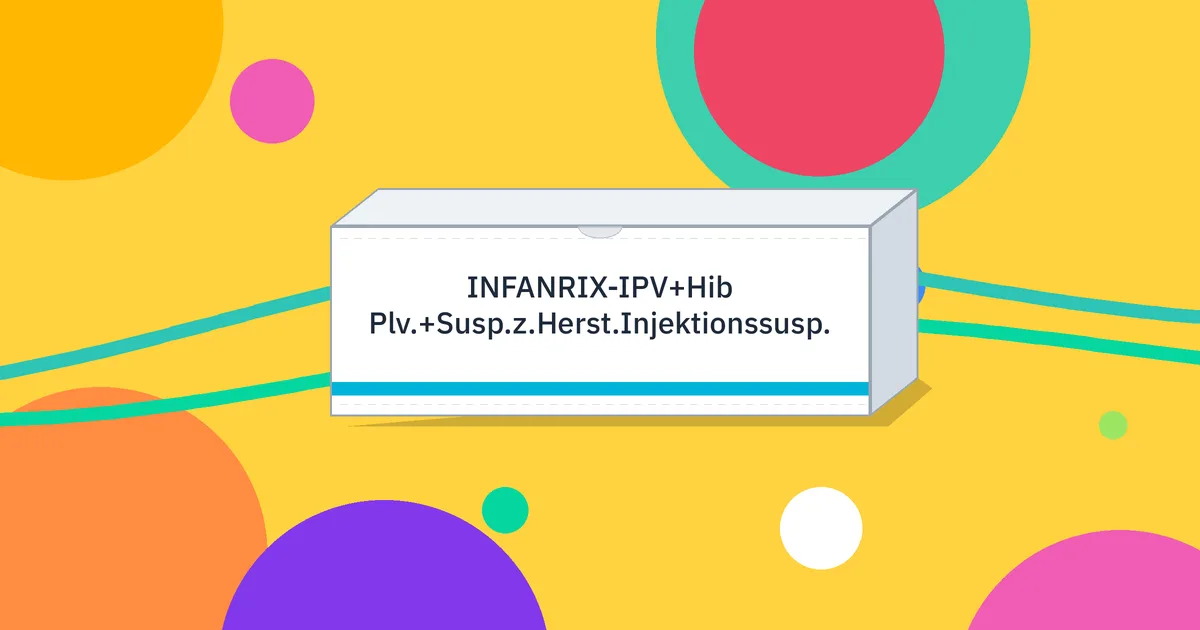 Symbolbild: Packung mit der Aufschrift INFANRIX-IPV+Hib Plv.+Susp.z.Herst.Injektionssusp. (PZN 18179726) – Verfügbarkeit und Bezug in Apotheken in Frankfurt am Main