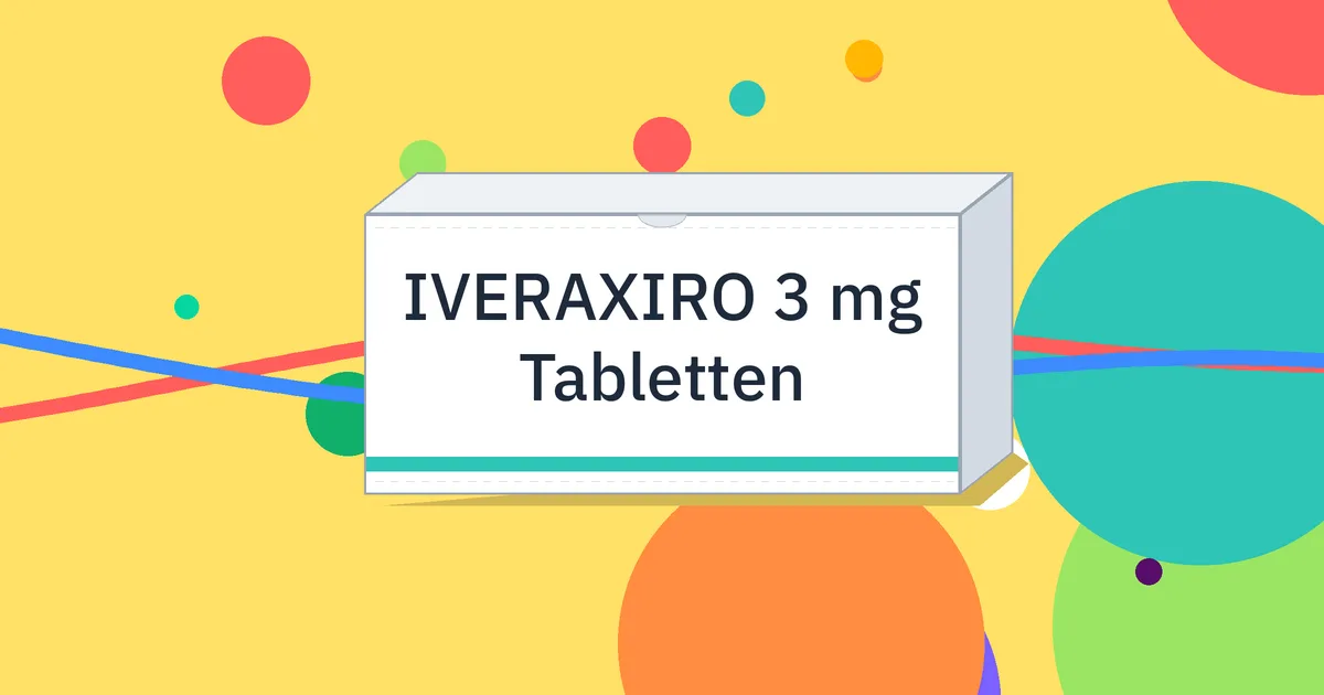 Symbolbild: Packung mit der Aufschrift IVERAXIRO 3 mg Tabletten (PZN 17969283) – Verfügbarkeit und Bezug in Apotheken in Frankfurt am Main