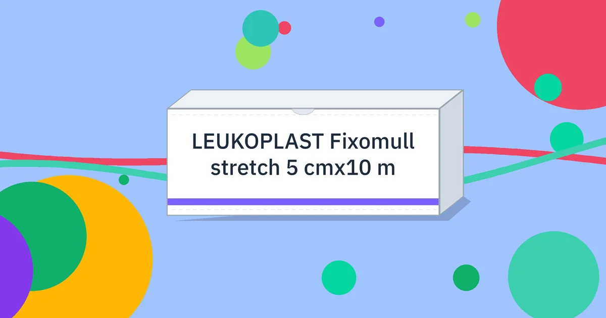 Symbolbild: Packung mit der Aufschrift LEUKOPLAST Fixomull stretch 5 cmx10 m (PZN 19774833) – Verfügbarkeit und Bezug in Apotheken in Frankfurt am Main