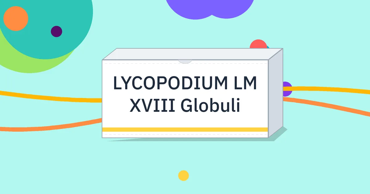 Symbolbild: Packung mit der Aufschrift LYCOPODIUM LM XVIII Globuli (PZN 02659619) – Verfügbarkeit und Bezug in Apotheken in Frankfurt am Main