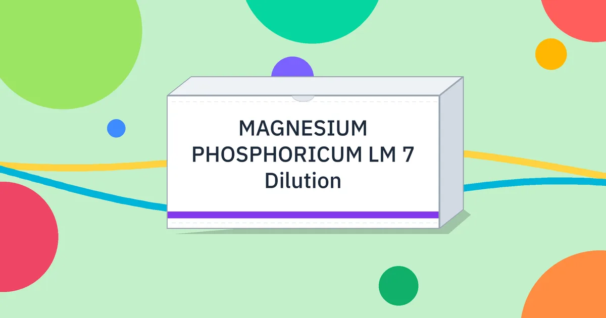 Symbolbild: Packung mit der Aufschrift MAGNESIUM PHOSPHORICUM LM 7 Dilution (PZN 12939188) – Verfügbarkeit und Bezug in Apotheken in Frankfurt am Main