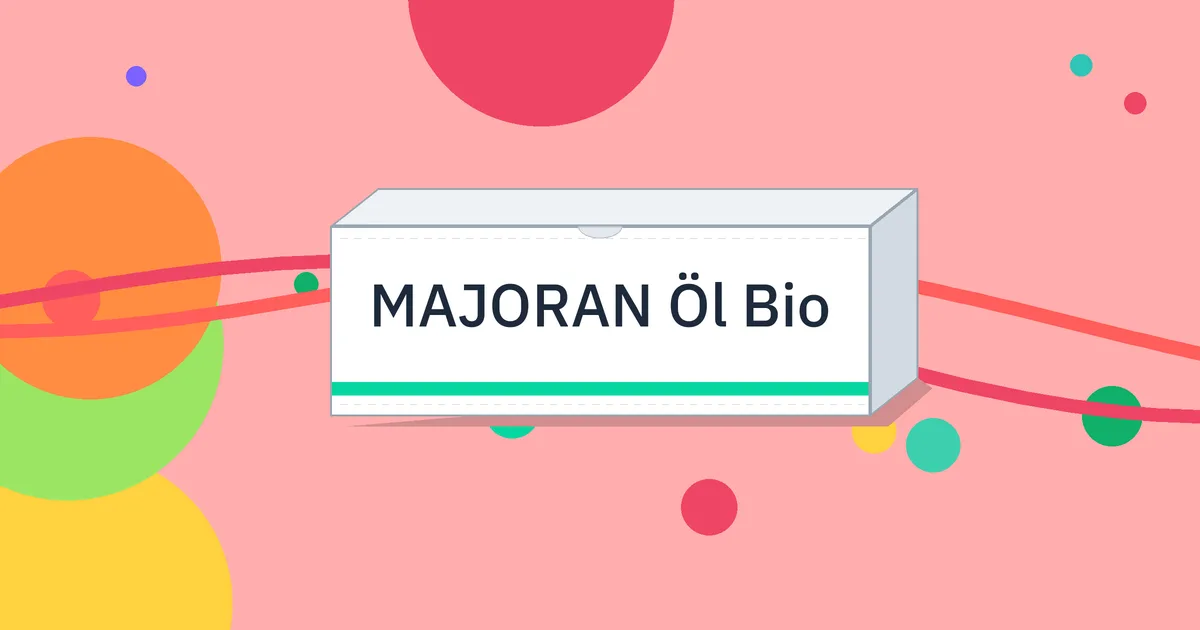 Symbolbild: Packung mit der Aufschrift MAJORAN Öl Bio (PZN 00149653) – Verfügbarkeit und Bezug in Apotheken in Frankfurt am Main