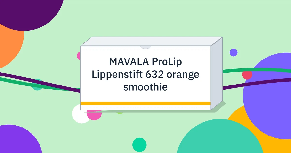 Symbolbild: Packung mit der Aufschrift MAVALA ProLip Lippenstift 632 orange smoothie (PZN 12892937) – Verfügbarkeit und Bezug in Apotheken in Frankfurt am Main