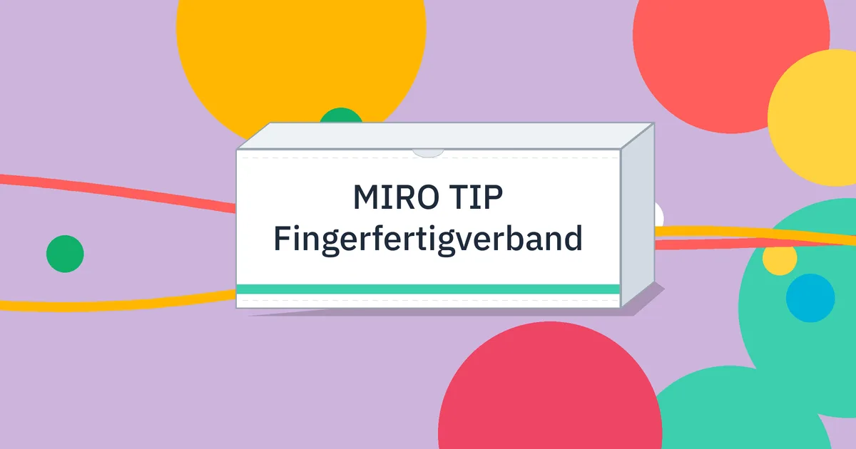 Symbolbild: Packung mit der Aufschrift MIRO TIP Fingerfertigverband (PZN 06855429) – Verfügbarkeit und Bezug in Apotheken in Frankfurt am Main