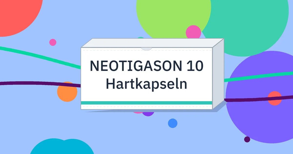 Symbolbild: Packung mit der Aufschrift NEOTIGASON 10 Hartkapseln (PZN 01332394) – Verfügbarkeit und Bezug in Apotheken in Frankfurt am Main
