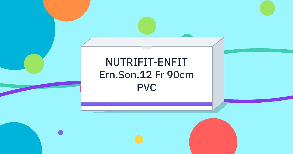 Symbolbild: Packung mit der Aufschrift NUTRIFIT-ENFIT Ern.Son.12 Fr 90cm PVC (PZN 14173460) – Verfügbarkeit und Bezug in Apotheken in Frankfurt am Main