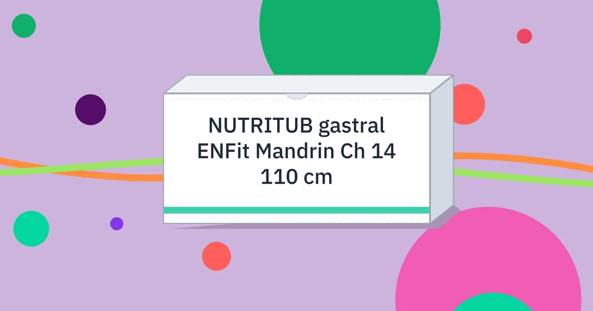 Symbolbild: Packung mit der Aufschrift NUTRITUB gastral ENFit Mandrin Ch 14 110 cm (PZN 19098504) – Verfügbarkeit und Bezug in Apotheken in Frankfurt am Main