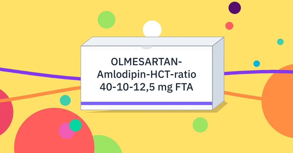 Symbolbild: Packung mit der Aufschrift OLMESARTAN-Amlodipin-HCT-ratio 40-10-12,5 mg FTA (PZN 16634184) – Verfügbarkeit und Bezug in Apotheken in Frankfurt am Main