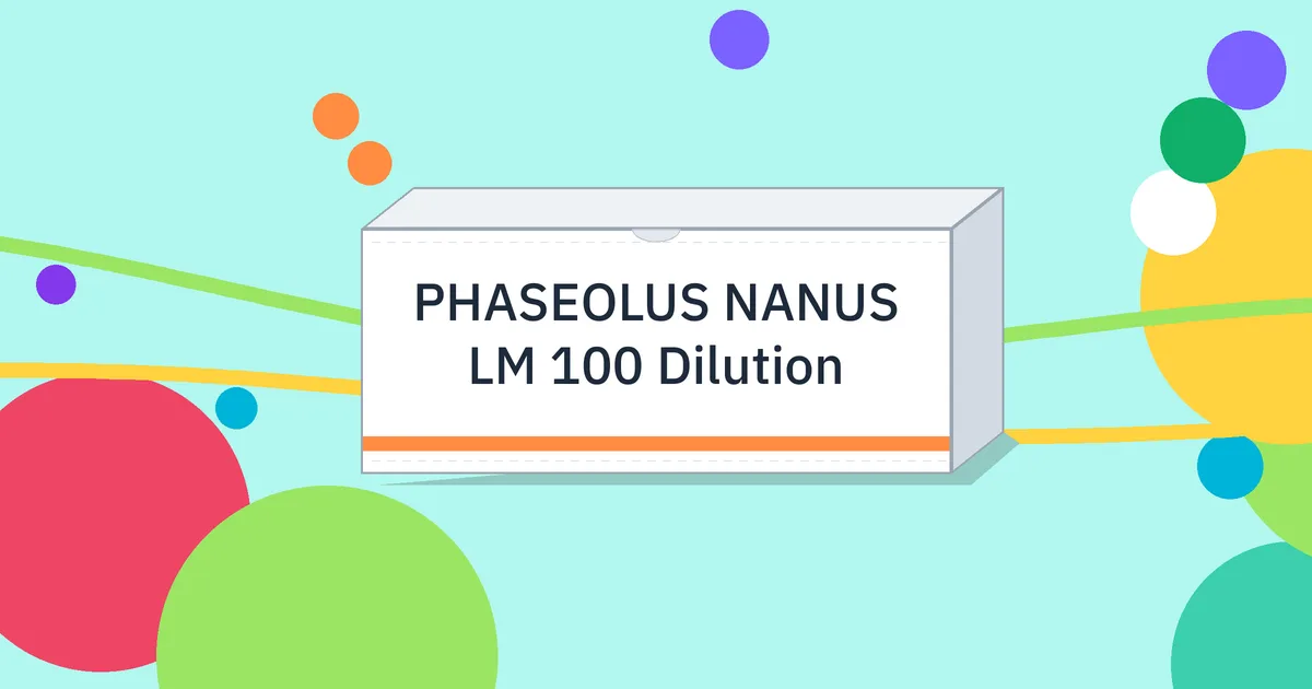 Symbolbild: Packung mit der Aufschrift PHASEOLUS NANUS LM 100 Dilution (PZN 13637259) – Verfügbarkeit und Bezug in Apotheken in Frankfurt am Main