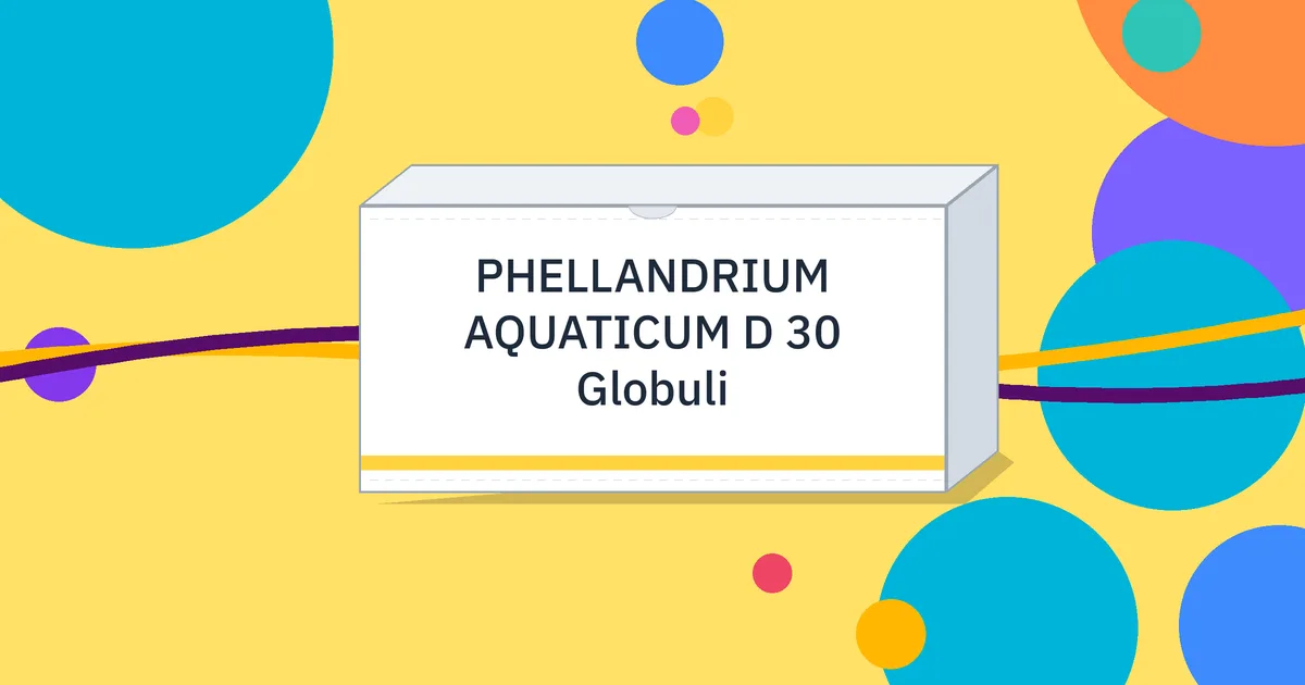 Symbolbild: Packung mit der Aufschrift PHELLANDRIUM AQUATICUM D 30 Globuli (PZN 19718303) – Verfügbarkeit und Bezug in Apotheken in Frankfurt am Main