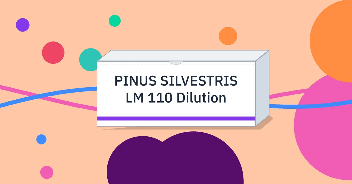 Symbolbild: Packung mit der Aufschrift PINUS SILVESTRIS LM 110 Dilution (PZN 13643254) – Verfügbarkeit und Bezug in Apotheken in Frankfurt am Main