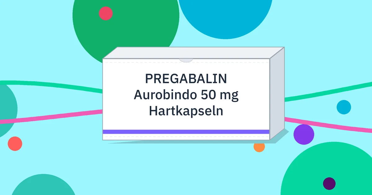 Symbolbild: Packung mit der Aufschrift PREGABALIN Aurobindo 50 mg Hartkapseln (PZN 11334483) – Verfügbarkeit und Bezug in Apotheken in Frankfurt am Main