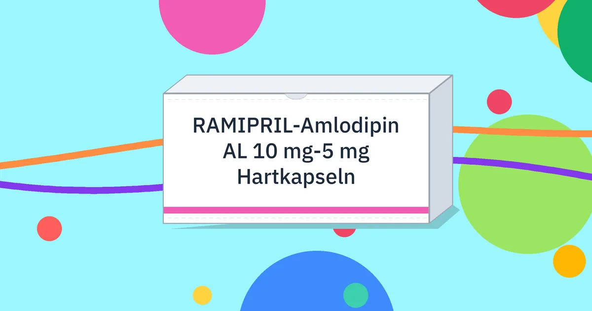 Symbolbild: Packung mit der Aufschrift RAMIPRIL-Amlodipin AL 10 mg-5 mg Hartkapseln (PZN 19817264) – Verfügbarkeit und Bezug in Apotheken in Frankfurt am Main
