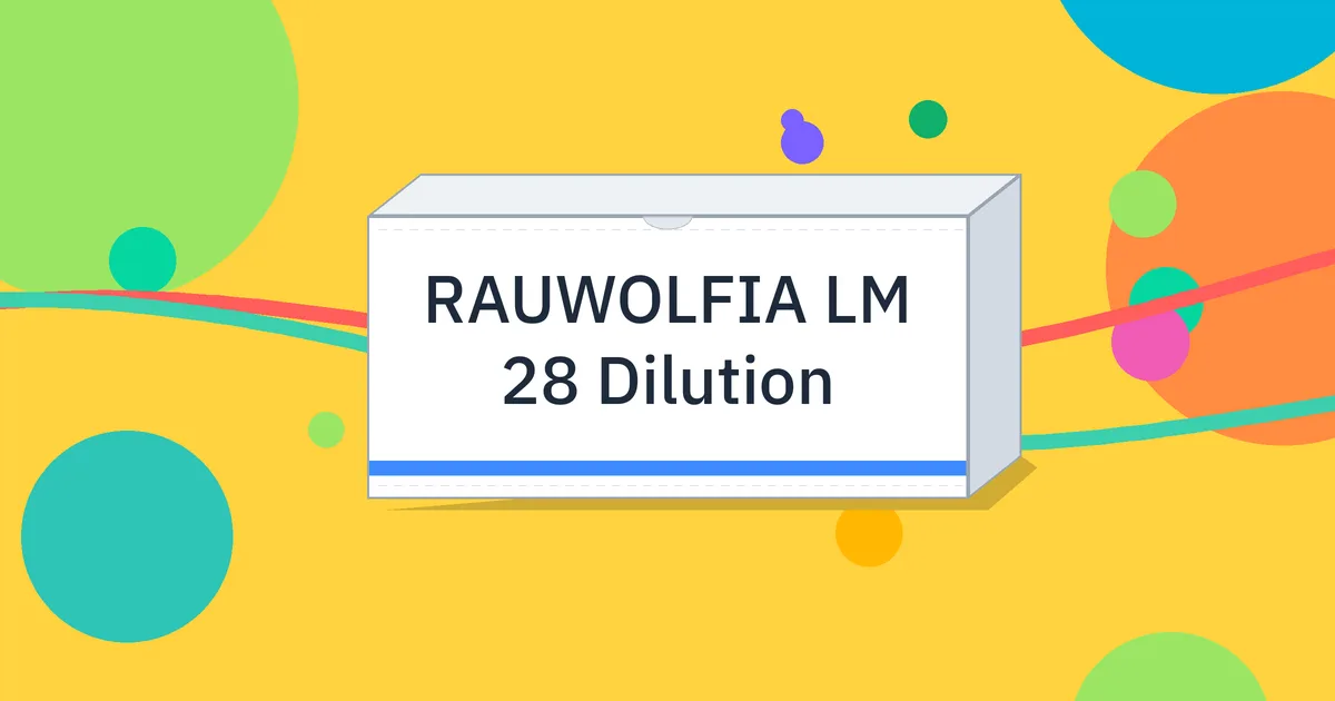 Symbolbild: Packung mit der Aufschrift RAUWOLFIA LM 28 Dilution (PZN 13046831) – Verfügbarkeit und Bezug in Apotheken in Frankfurt am Main