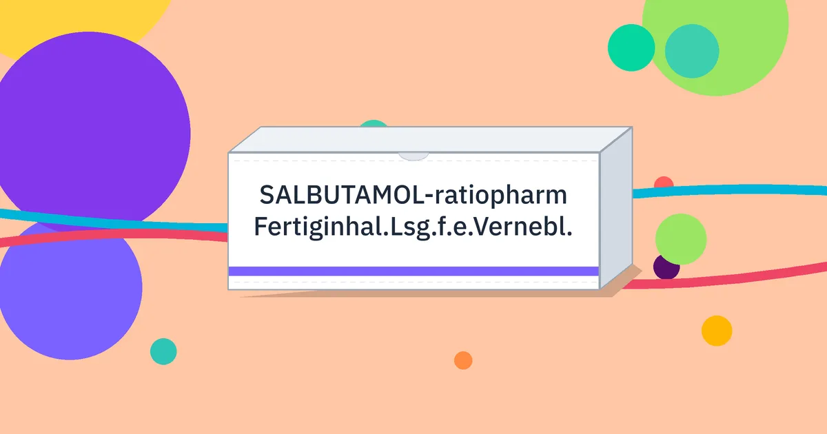 Symbolbild: Packung mit der Aufschrift SALBUTAMOL-ratiopharm Fertiginhal.Lsg.f.e.Vernebl. (PZN 08527126) – Verfügbarkeit und Bezug in Apotheken in Frankfurt am Main