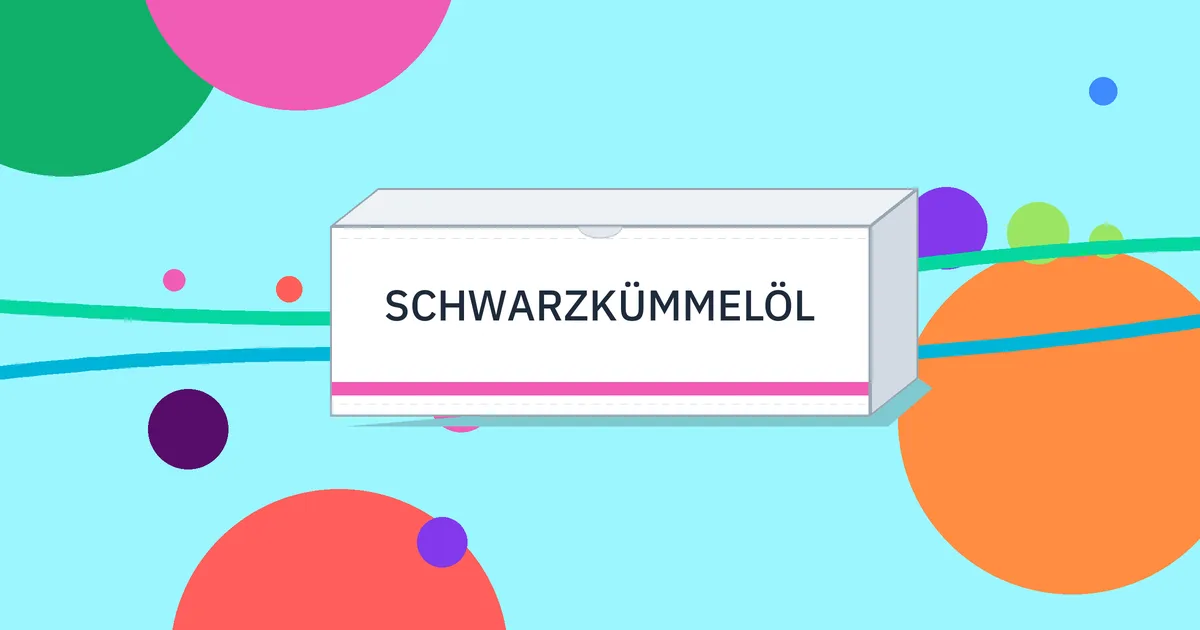 Symbolbild: Packung mit der Aufschrift SCHWARZKÜMMELÖL (PZN 08588122) – Verfügbarkeit und Bezug in Apotheken in Frankfurt am Main
