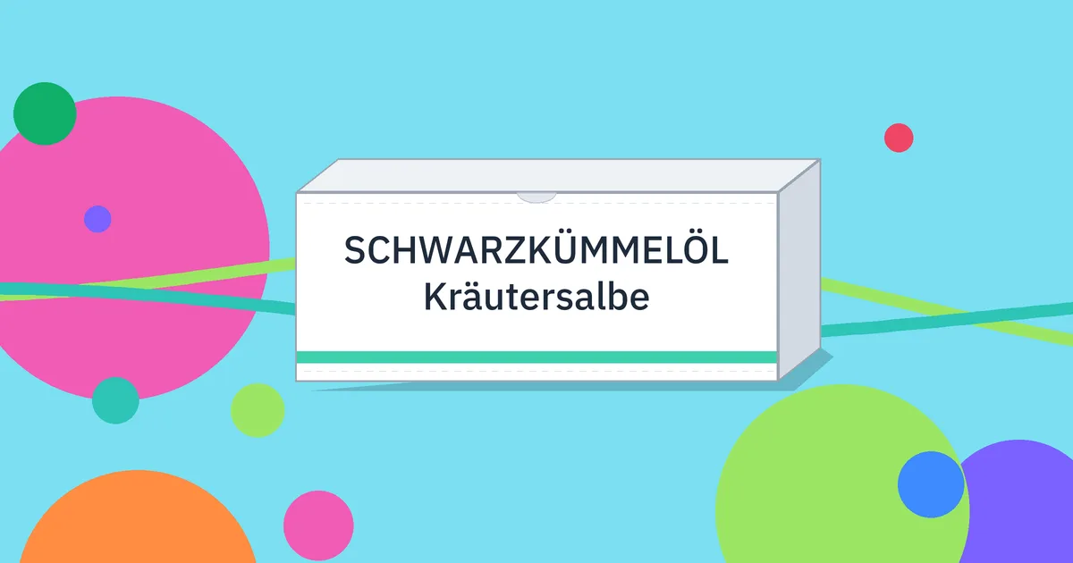 Symbolbild: Packung mit der Aufschrift SCHWARZKÜMMELÖL Kräutersalbe (PZN 18701140) – Verfügbarkeit und Bezug in Apotheken in Frankfurt am Main