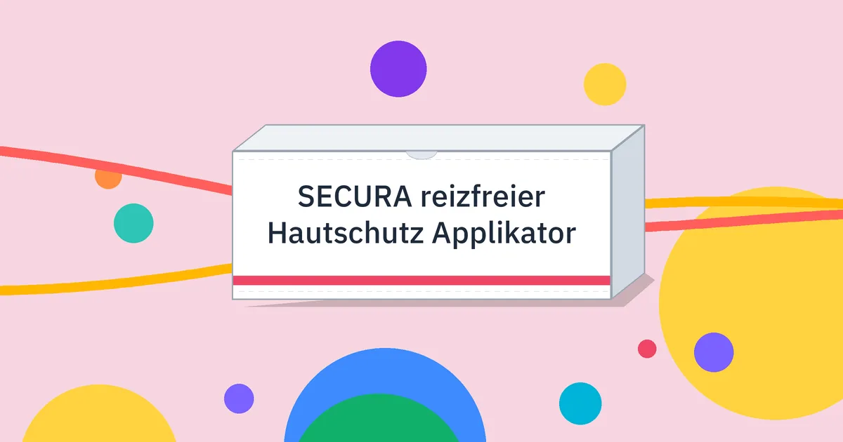 Symbolbild: Packung mit der Aufschrift SECURA reizfreier Hautschutz Applikator (PZN 13348035) – Verfügbarkeit und Bezug in Apotheken in Frankfurt am Main