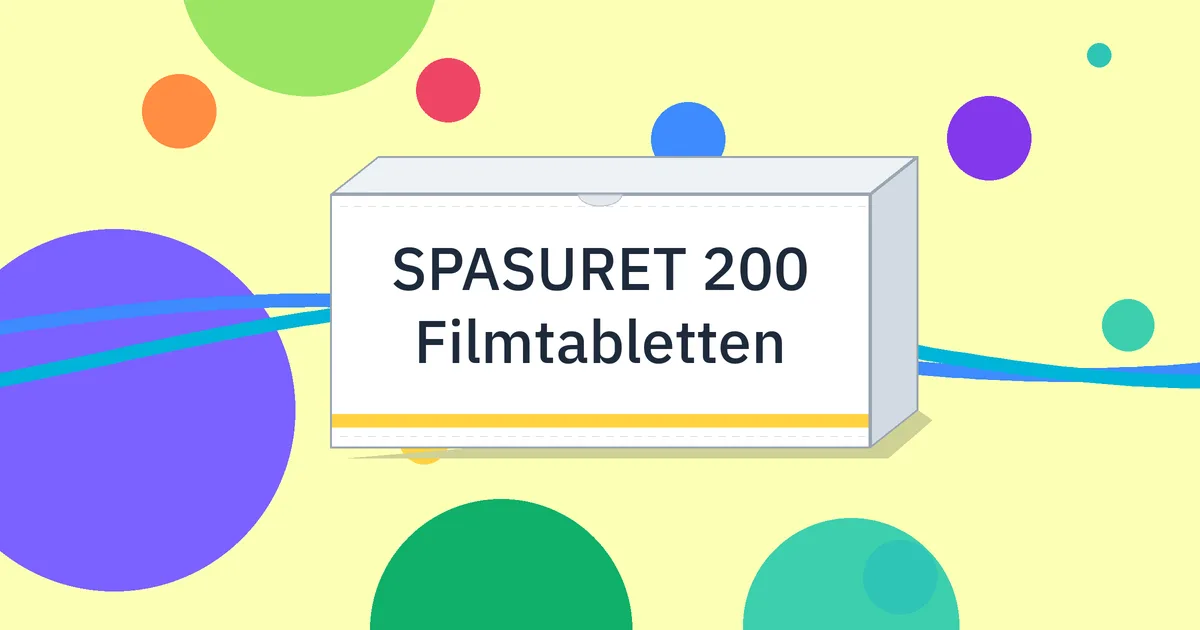 Symbolbild: Packung mit der Aufschrift SPASURET 200 Filmtabletten (PZN 04504080) – Verfügbarkeit und Bezug in Apotheken in Frankfurt am Main