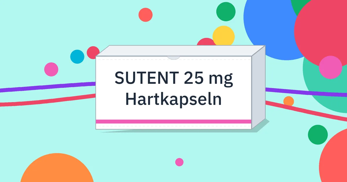 Symbolbild: Packung mit der Aufschrift SUTENT 25 mg Hartkapseln (PZN 10547372) – Verfügbarkeit und Bezug in Apotheken in Frankfurt am Main