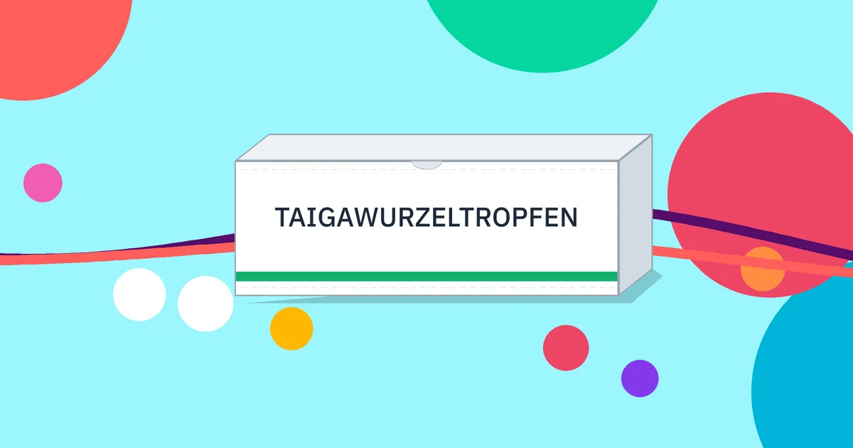 Symbolbild: Packung mit der Aufschrift TAIGAWURZELTROPFEN (PZN 11052394) – Verfügbarkeit und Bezug in Apotheken in Frankfurt am Main