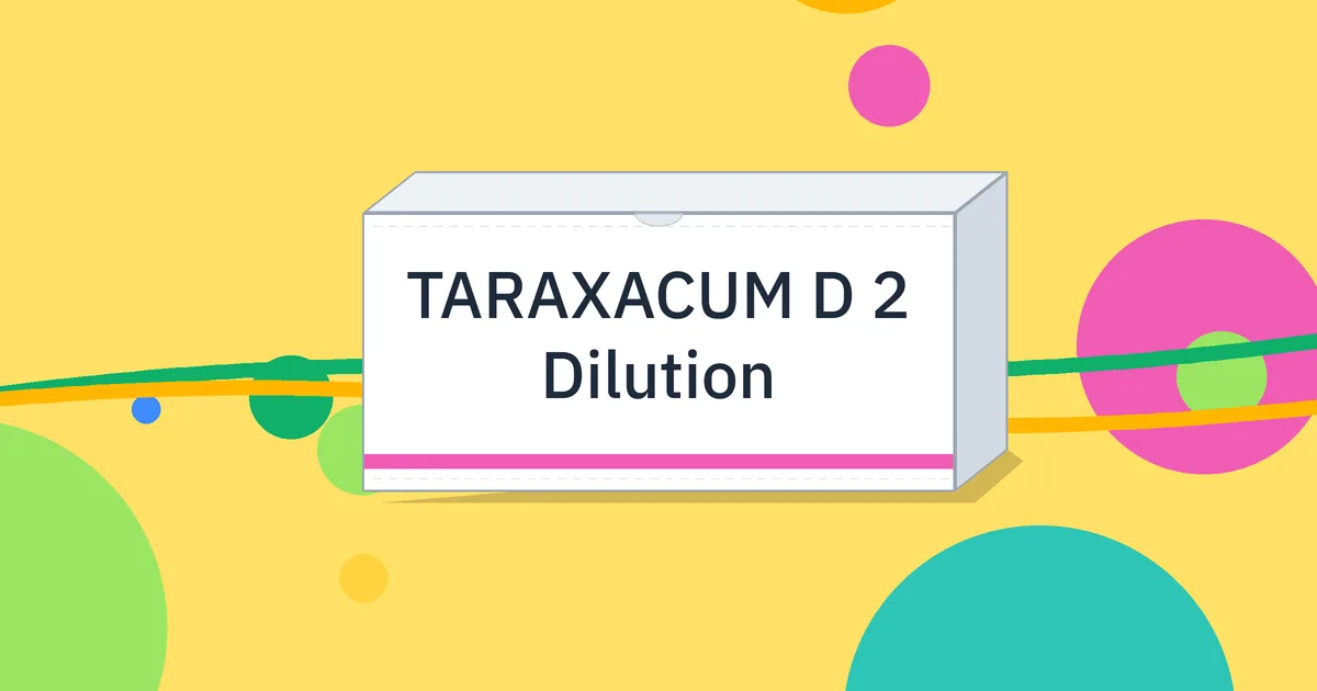Symbolbild: Packung mit der Aufschrift TARAXACUM D 2 Dilution (PZN 02107251) – Verfügbarkeit und Bezug in Apotheken in Frankfurt am Main