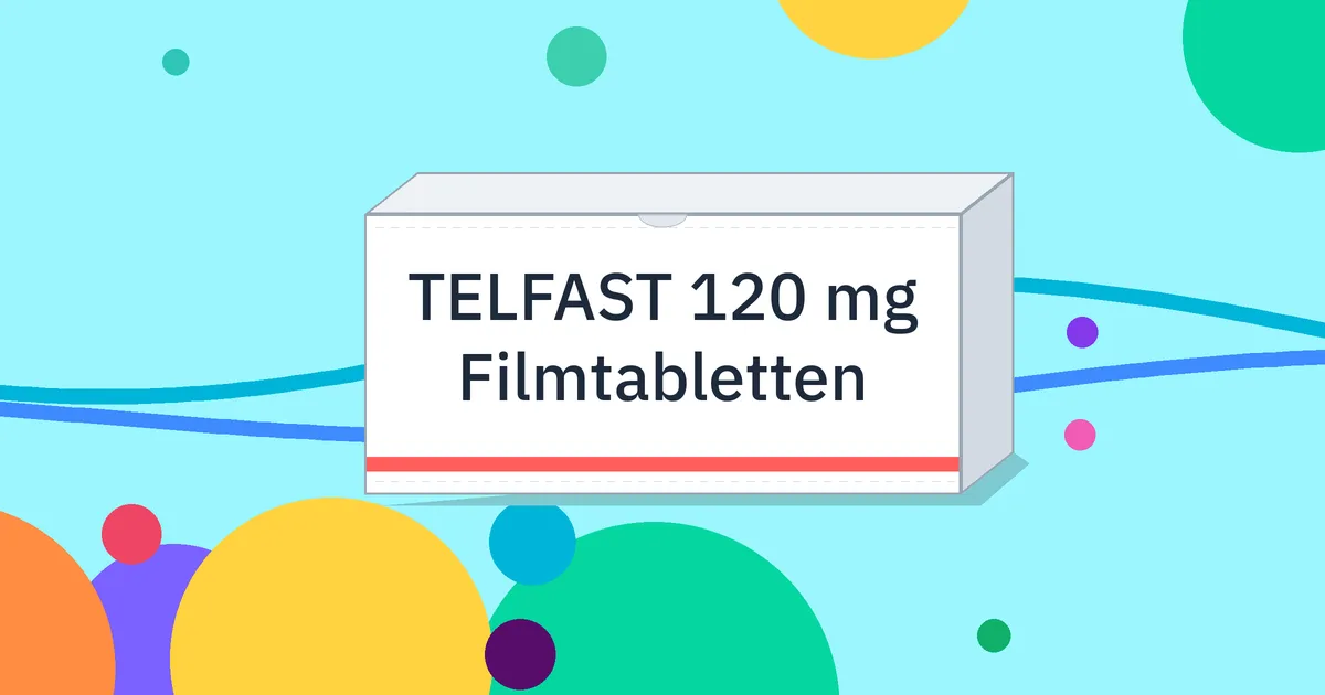 Symbolbild: Packung mit der Aufschrift TELFAST 120 mg Filmtabletten (PZN 19202522) – Verfügbarkeit und Bezug in Apotheken in Frankfurt am Main