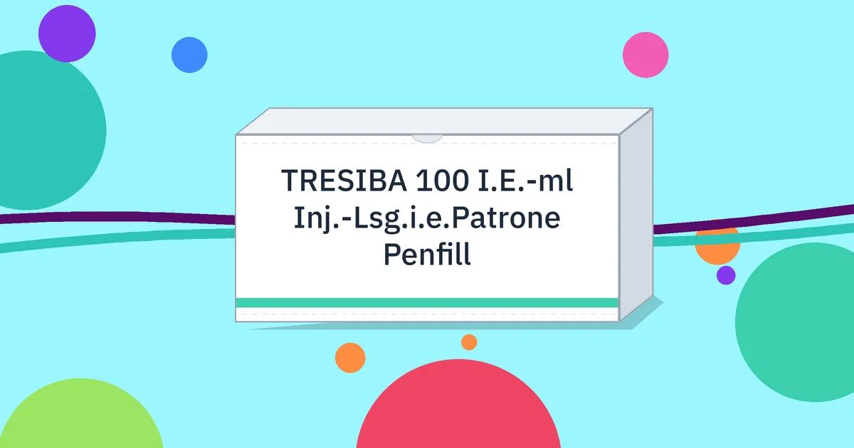 Symbolbild: Packung mit der Aufschrift TRESIBA 100 I.E.-ml Inj.-Lsg.i.e.Patrone Penfill (PZN 11695057) – Verfügbarkeit und Bezug in Apotheken in Frankfurt am Main