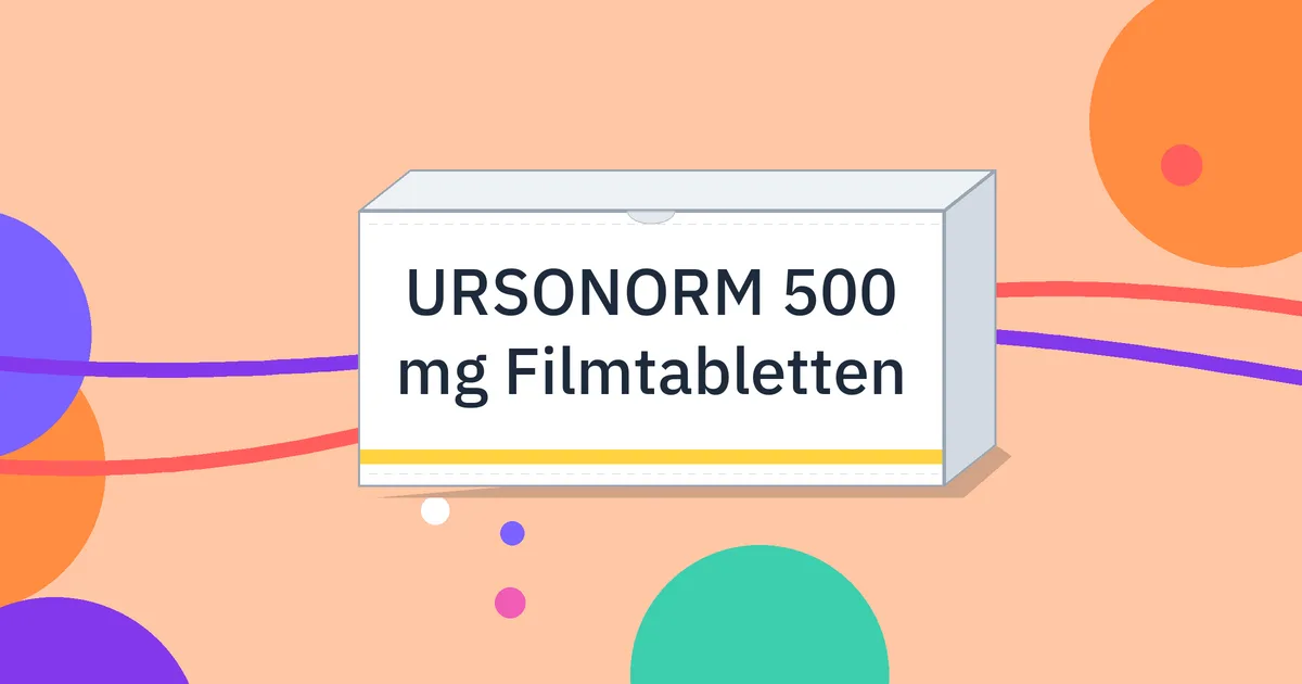 Symbolbild: Packung mit der Aufschrift URSONORM 500 mg Filmtabletten (PZN 15410850) – Verfügbarkeit und Bezug in Apotheken in Frankfurt am Main