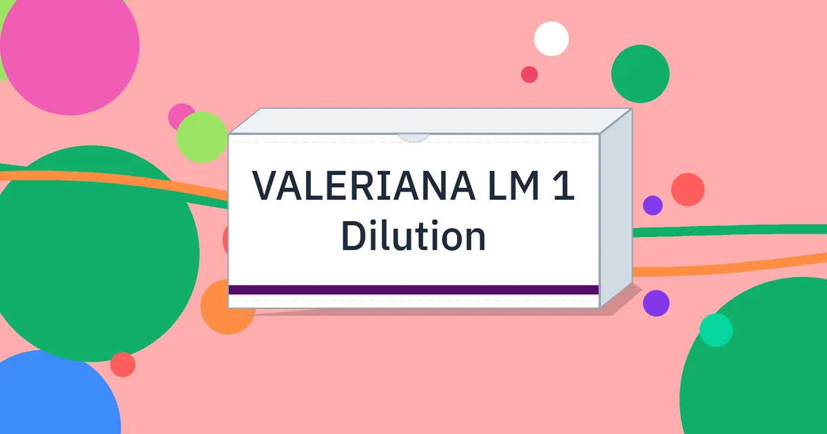 Symbolbild: Packung mit der Aufschrift VALERIANA LM 1 Dilution (PZN 13261363) – Verfügbarkeit und Bezug in Apotheken in Frankfurt am Main