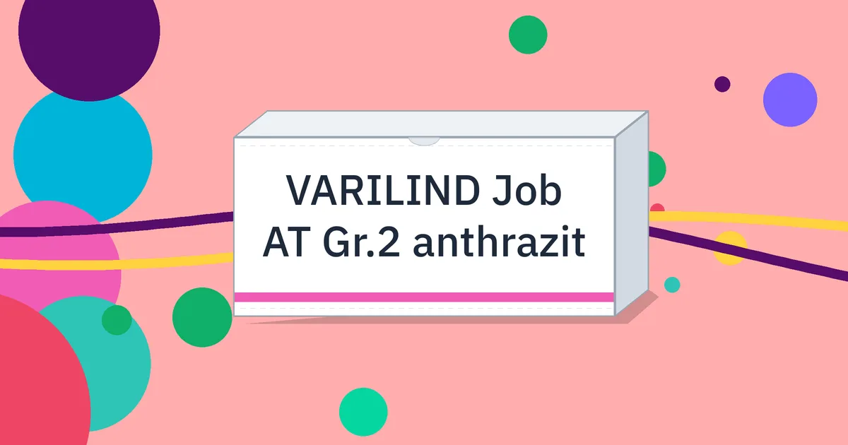 Symbolbild: Packung mit der Aufschrift VARILIND Job AT Gr.2 anthrazit (PZN 18191710) – Verfügbarkeit und Bezug in Apotheken in Frankfurt am Main