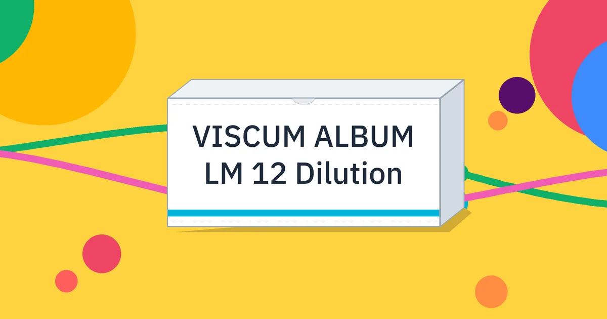 Symbolbild: Packung mit der Aufschrift VISCUM ALBUM LM 12 Dilution (PZN 08482926) – Verfügbarkeit und Bezug in Apotheken in Frankfurt am Main