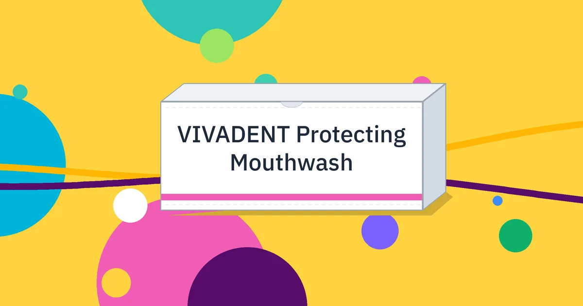 Symbolbild: Packung mit der Aufschrift VIVADENT Protecting Mouthwash (PZN 18851721) – Verfügbarkeit und Bezug in Apotheken in Frankfurt am Main