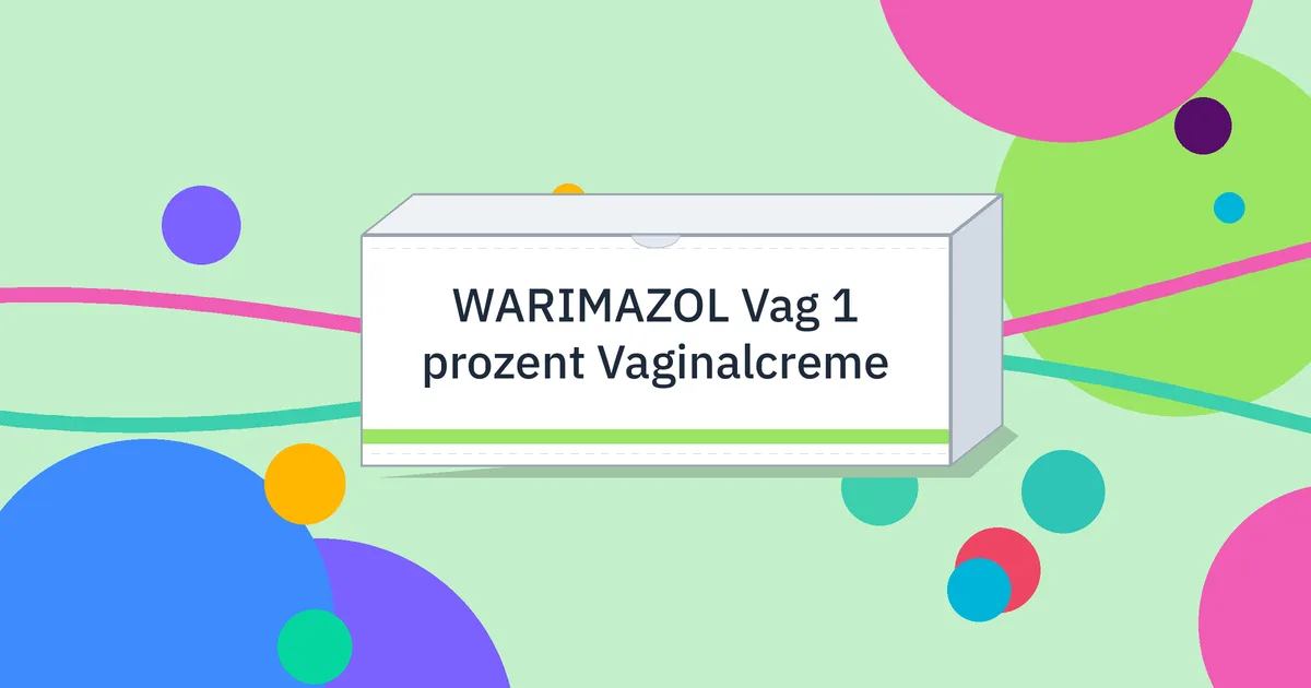 Symbolbild: Packung mit der Aufschrift WARIMAZOL Vag 1 prozent Vaginalcreme (PZN 06110764) – Verfügbarkeit und Bezug in Apotheken in Frankfurt am Main