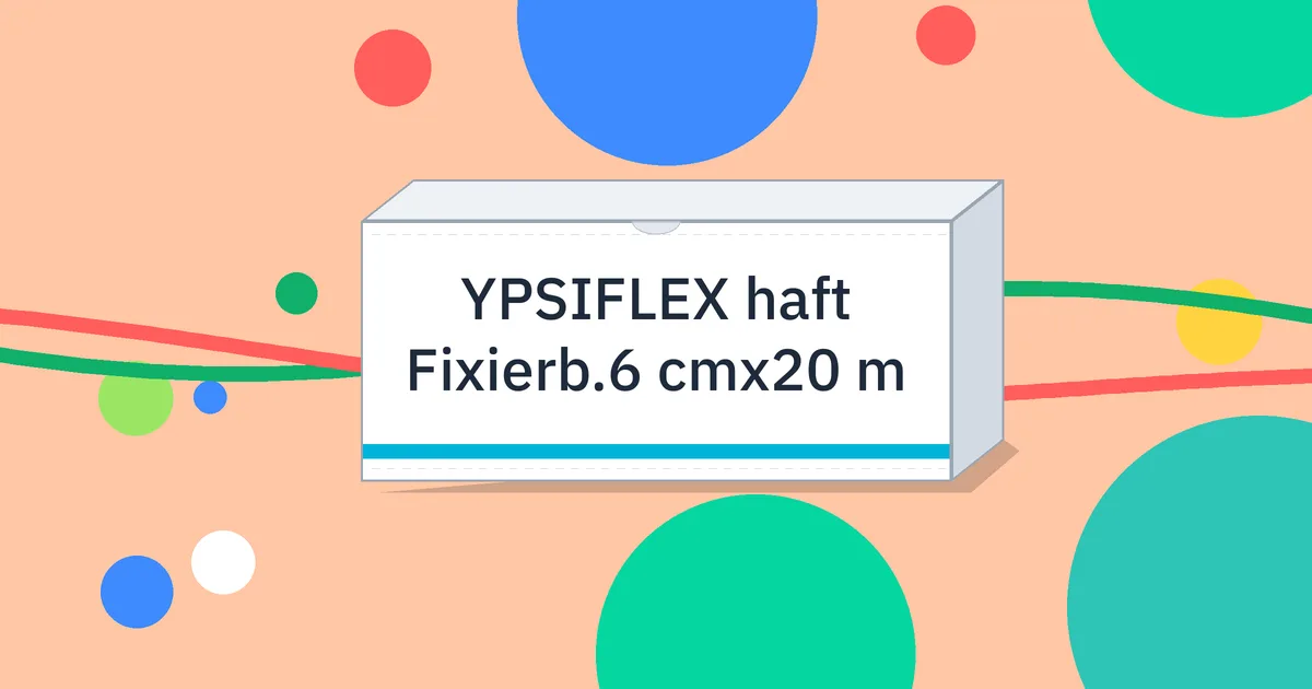 Symbolbild: Packung mit der Aufschrift YPSIFLEX haft Fixierb.6 cmx20 m (PZN 12604950) – Verfügbarkeit und Bezug in Apotheken in Frankfurt am Main