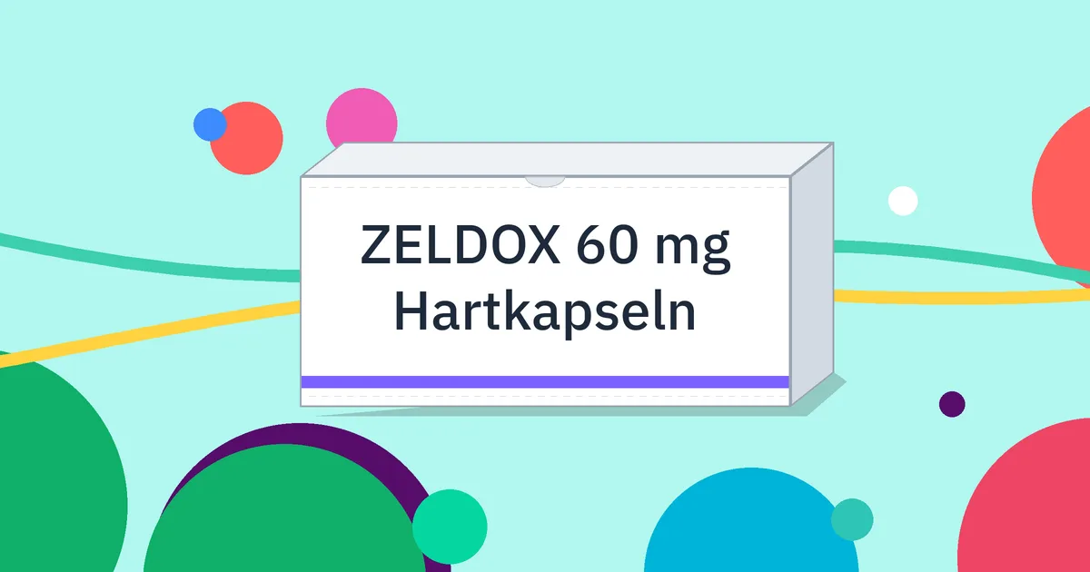 Symbolbild: Packung mit der Aufschrift ZELDOX 60 mg Hartkapseln (PZN 02727769) – Verfügbarkeit und Bezug in Apotheken in Frankfurt am Main