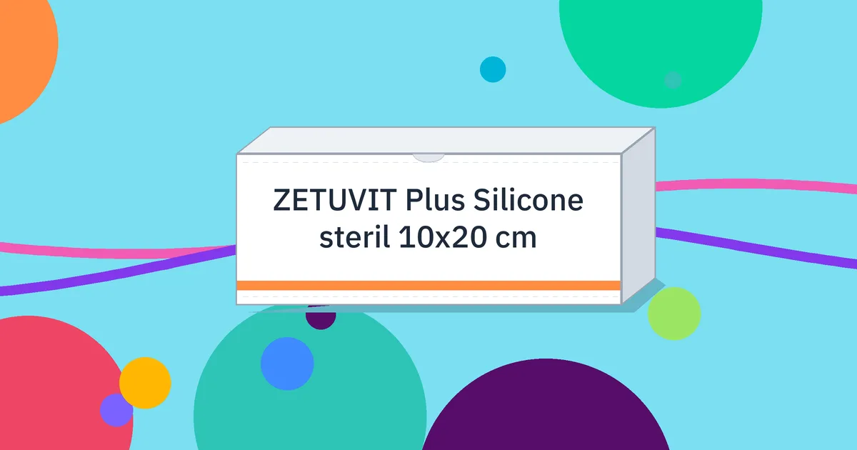 Symbolbild: Packung mit der Aufschrift ZETUVIT Plus Silicone steril 10x20 cm (PZN 18716940) – Verfügbarkeit und Bezug in Apotheken in Frankfurt am Main
