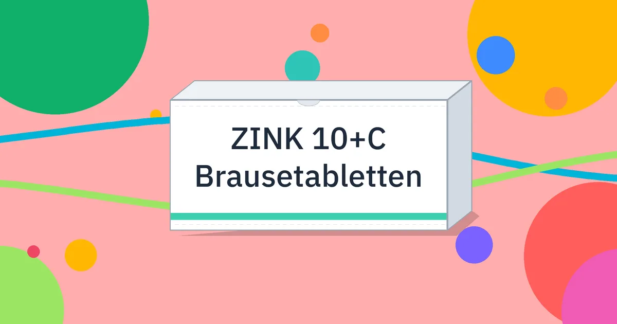 Symbolbild: Packung mit der Aufschrift ZINK 10+C Brausetabletten (PZN 01247151) – Verfügbarkeit und Bezug in Apotheken in Frankfurt am Main