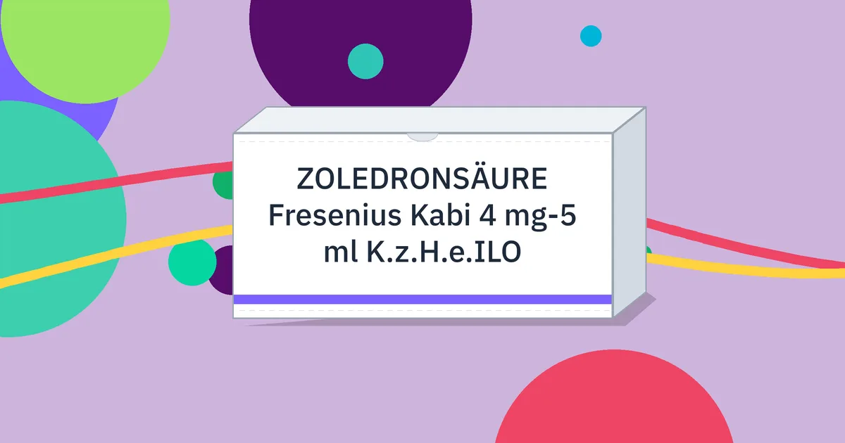 Symbolbild: Packung mit der Aufschrift ZOLEDRONSÄURE Fresenius Kabi 4 mg-5 ml K.z.H.e.ILO (PZN 07069302) – Verfügbarkeit und Bezug in Apotheken in Frankfurt am Main