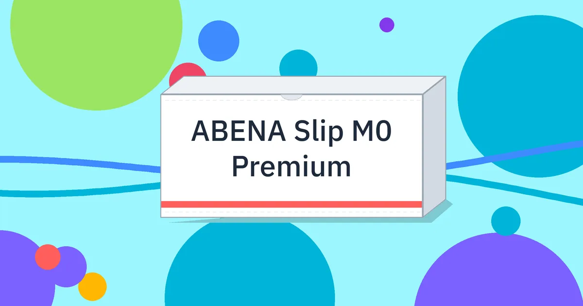 Symbolbild: Packung mit der Aufschrift ABENA Slip M0 Premium (PZN 17417218) – Verfügbarkeit und Bezug in Apotheken in Frankfurt am Main