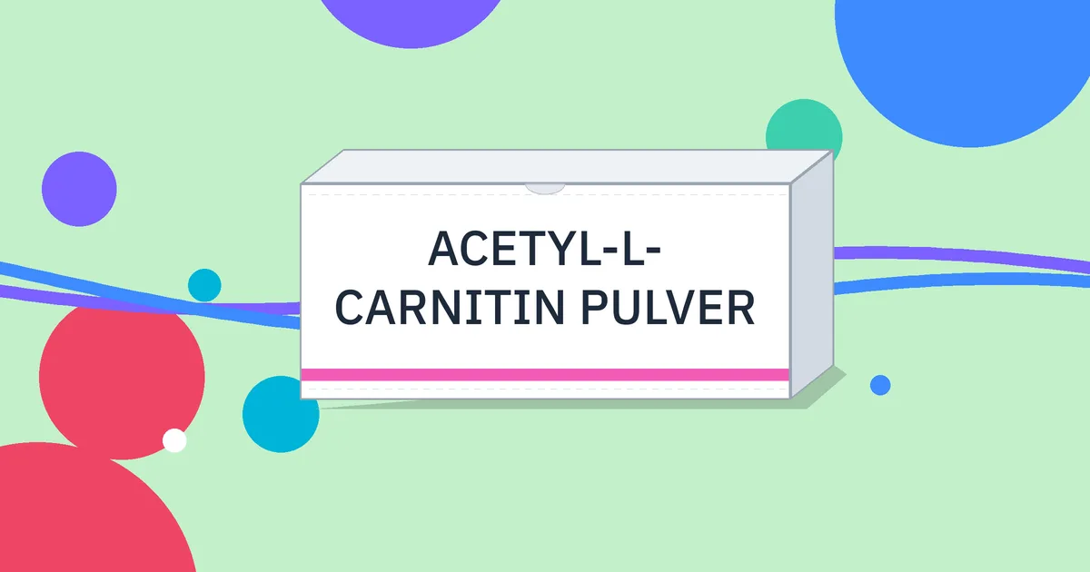 Symbolbild: Packung mit der Aufschrift ACETYL-L-CARNITIN PULVER (PZN 00844956) – Verfügbarkeit und Bezug in Apotheken in Frankfurt am Main